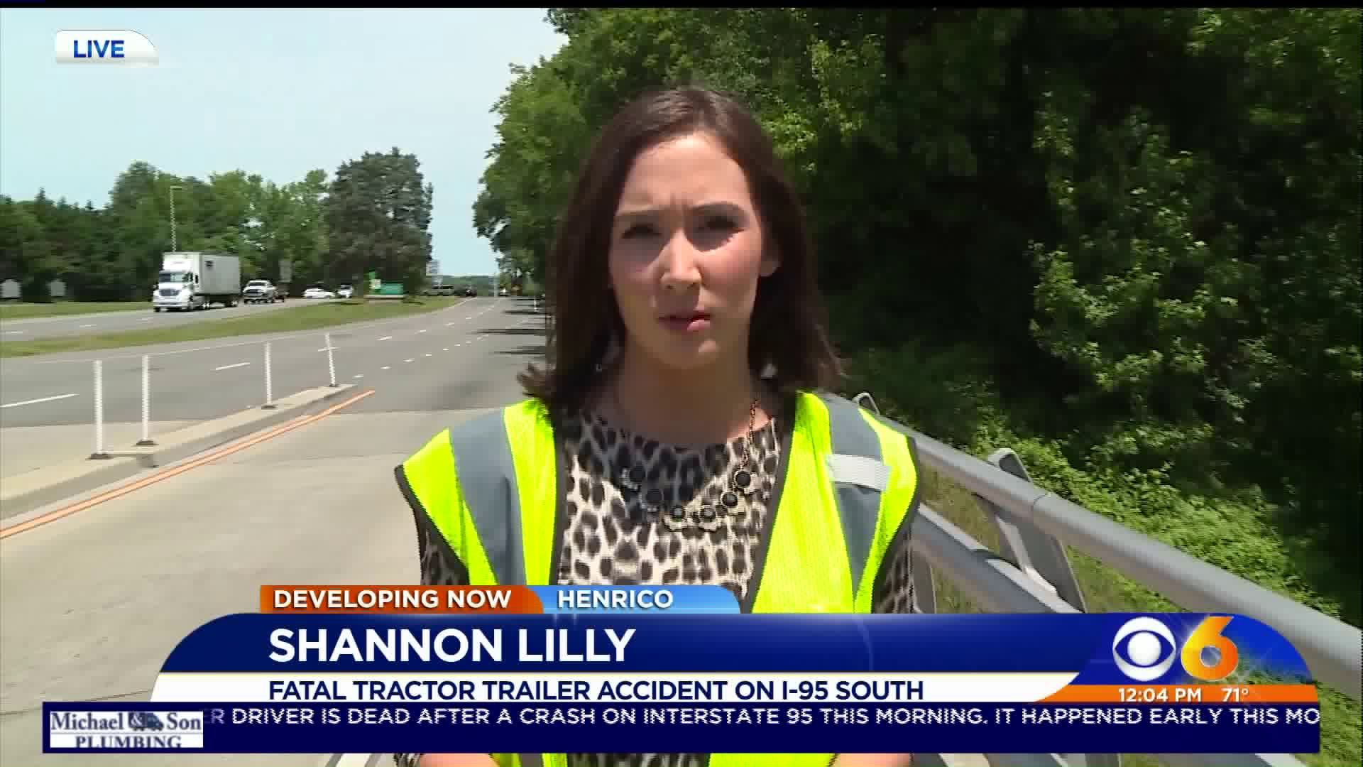 Truck driver killed in fiery I-95 crash