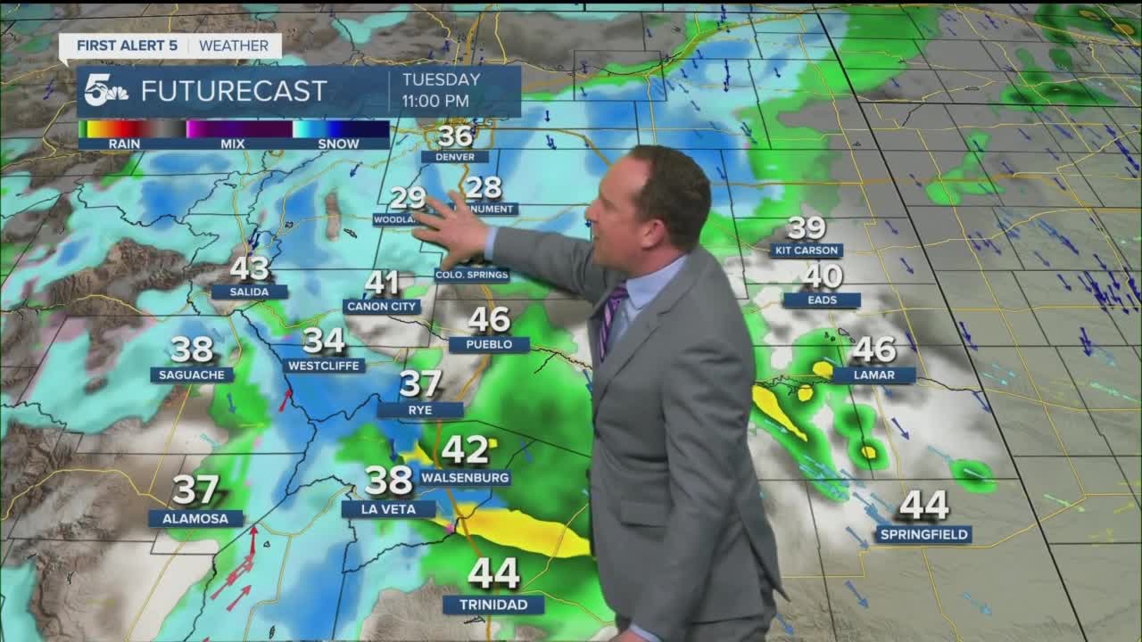 Mid-week storm to bring rain, thunderstorms and snow to Southern Colorado