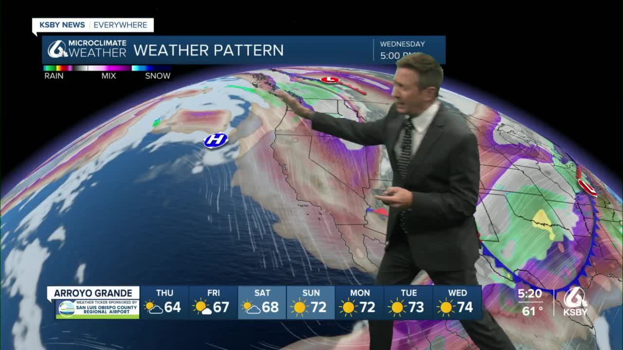 The cool and dry weather turns to warm and dry weather