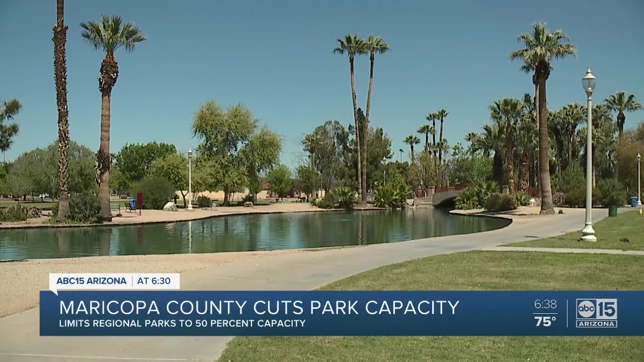 Maricopa County cuts regional park capacity in half