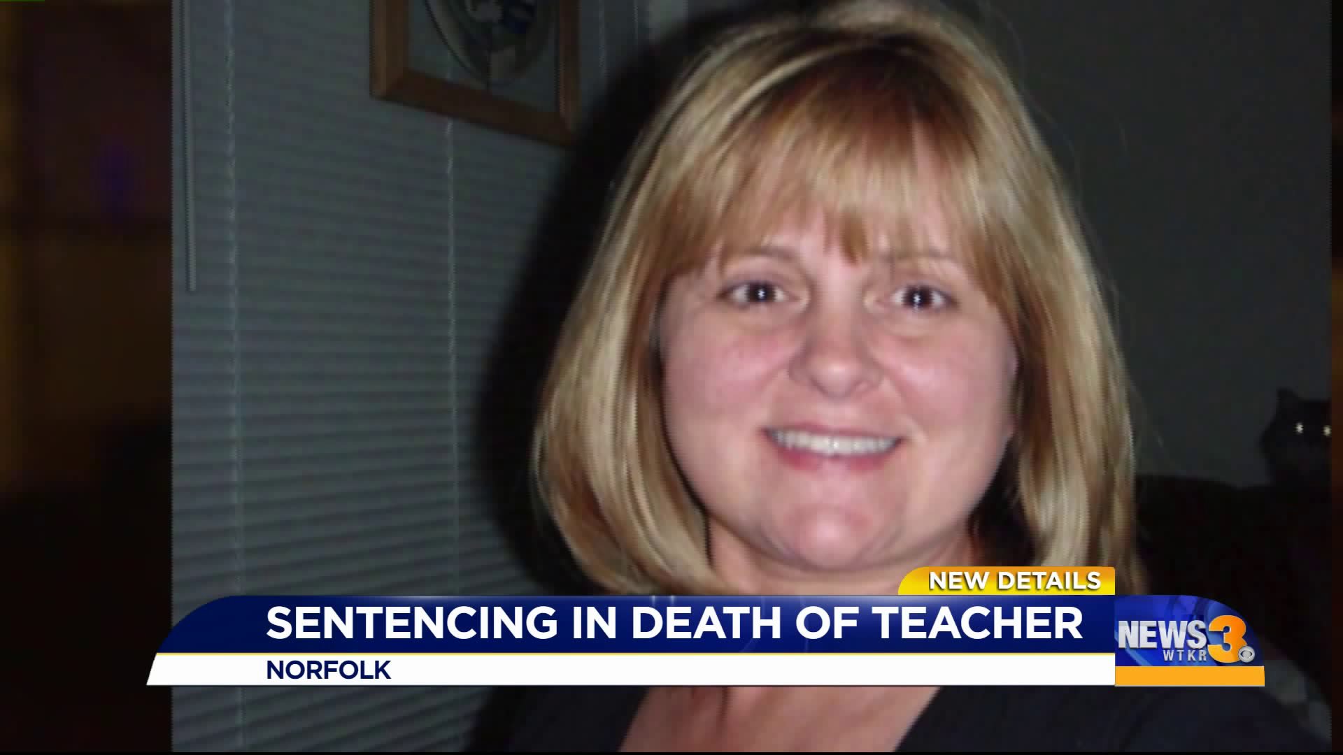 Woman sentenced to more than 6 years for role in Norfolk teacher’s murder