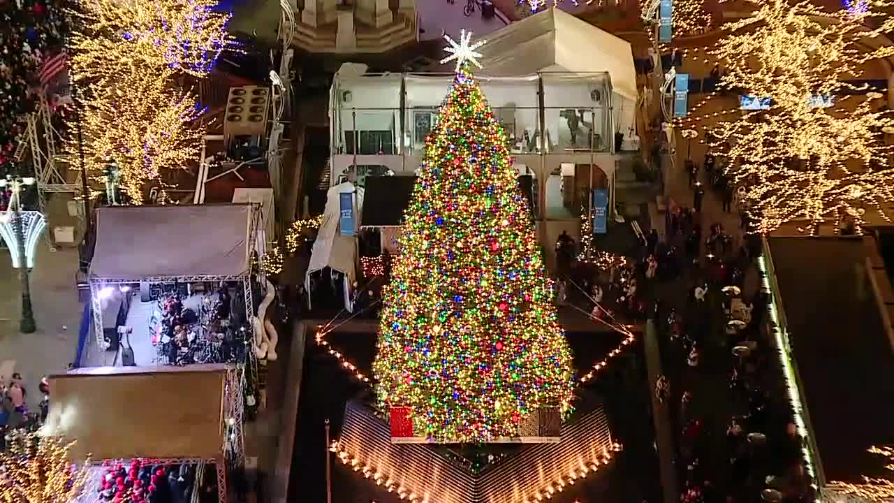 The holiday season arrives in Detroit: City gathers to light Christmas tree