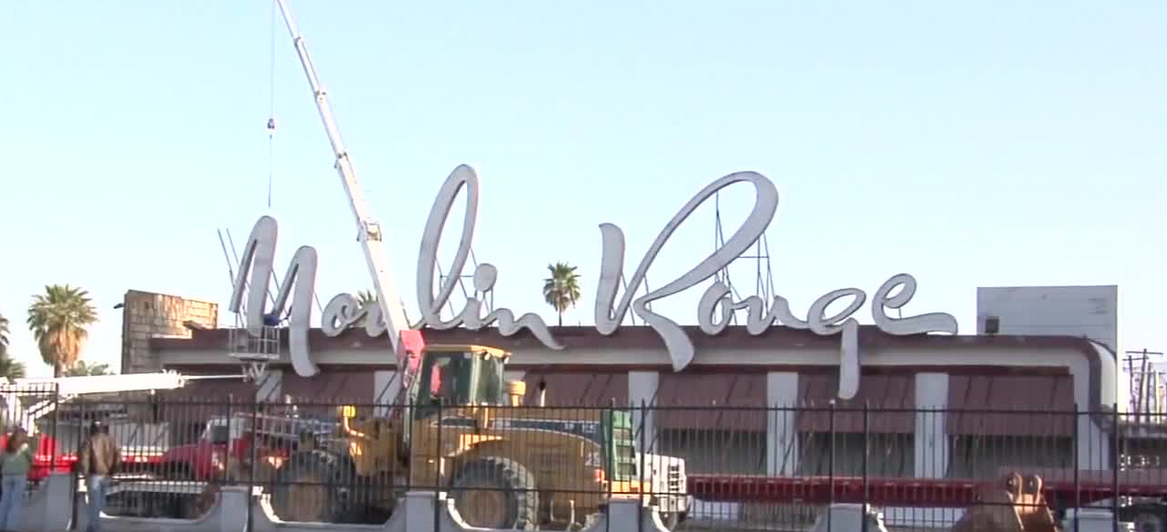 Moulin Rouge is once again in lights in Las Vegas at Neon Museum
