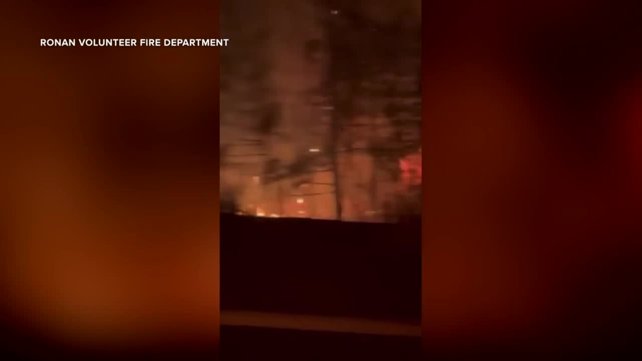 Devastation of Boulder 2700 fire seen from Flathead Lake