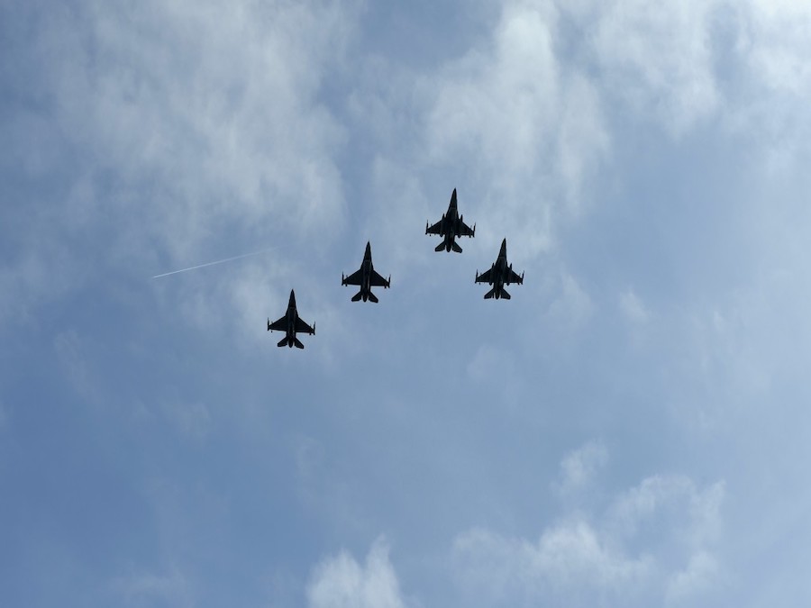 VIDEO: Commemorative Air Force flyover above Valley