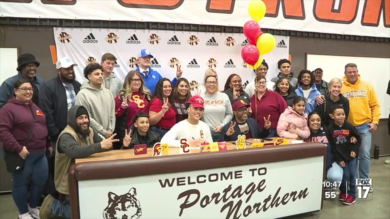 10 Portage Northern Huskies sign NLI's