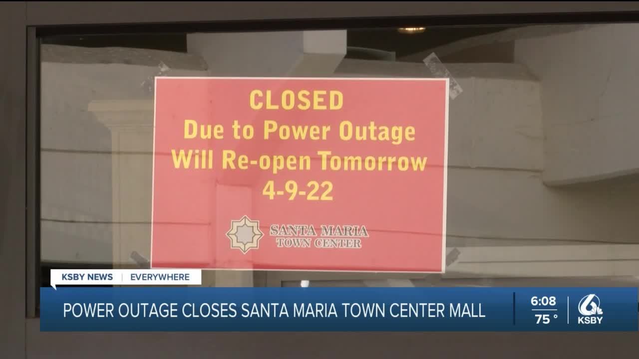 Unplanned power outage shuts down Santa Maria Town Center Mall on Friday