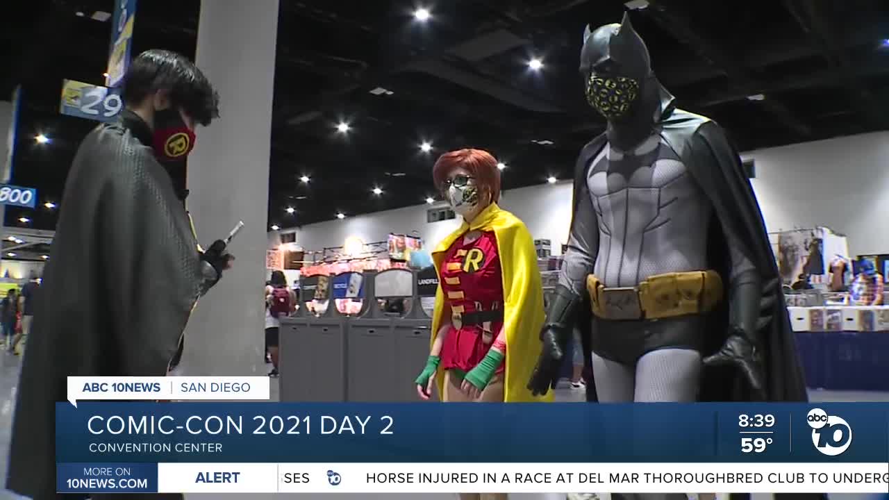 Fans enjoy Day 2 of Comic-Con Special Edition