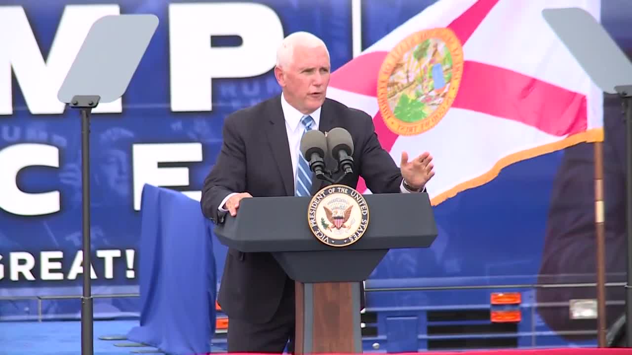 President Trump, Vice President Pence campaign in Miami