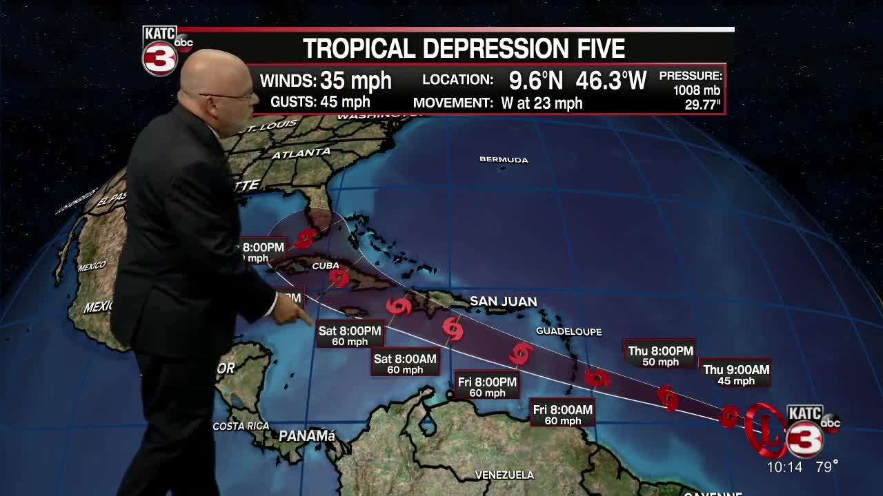 New potential tropical cyclone; weekend rain chances