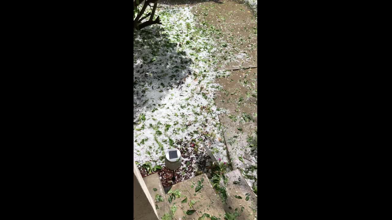 Fox 13 viewers send in their pics and video of Wednesday’s hailstorm