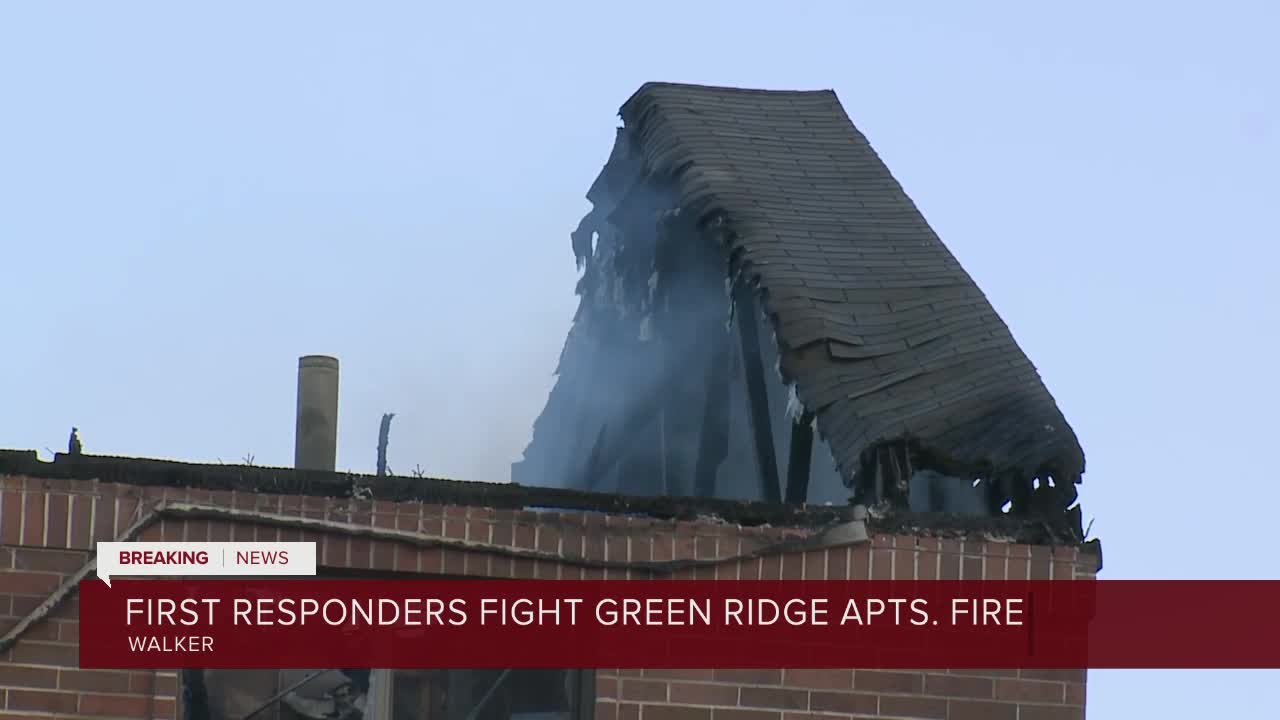 Residents displaced after large apartment fire