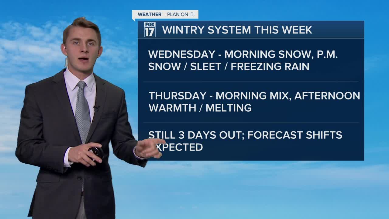 Forecast: Quiet Monday, but active weather pattern ahead