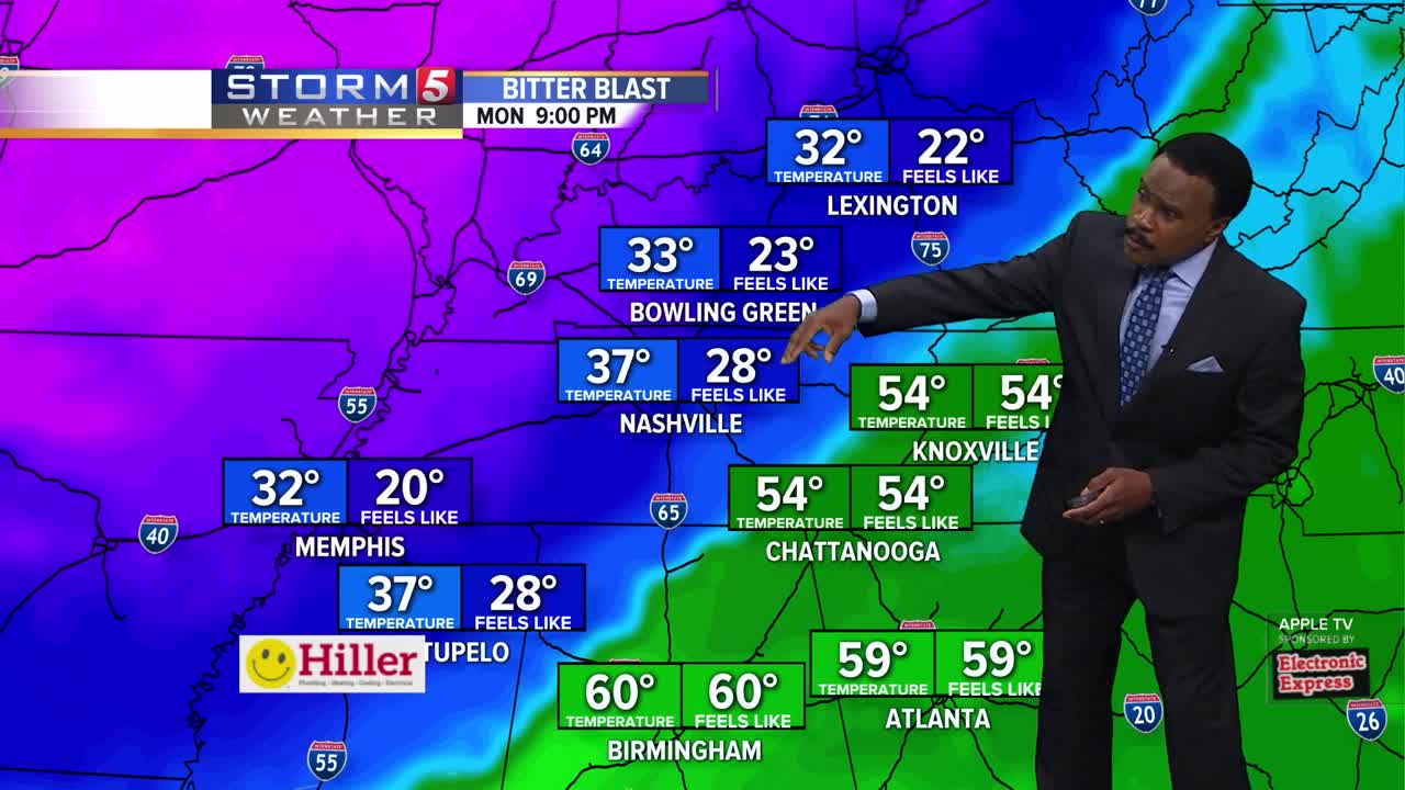 Storm 5 Alert: Arctic blast bringing bitterly cold temps, rain and snow ...