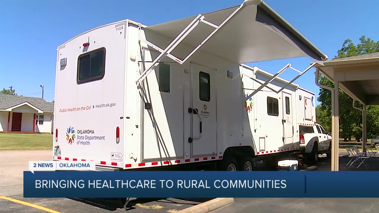 Mobile health units bringing medical care to rural Oklahoma communities