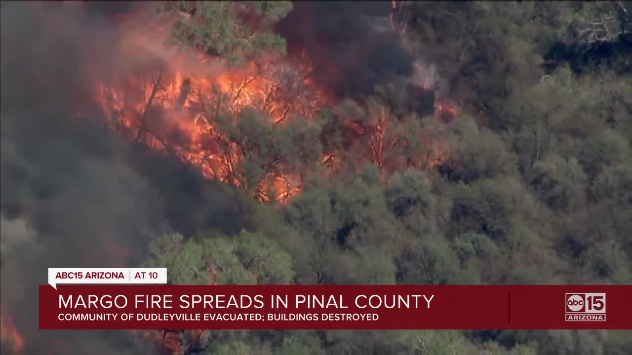 Officials: Margo Fire in Pinal County 'human caused'