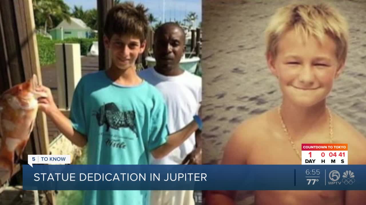 Jupiter statue honors teens lost at sea 6 years ago