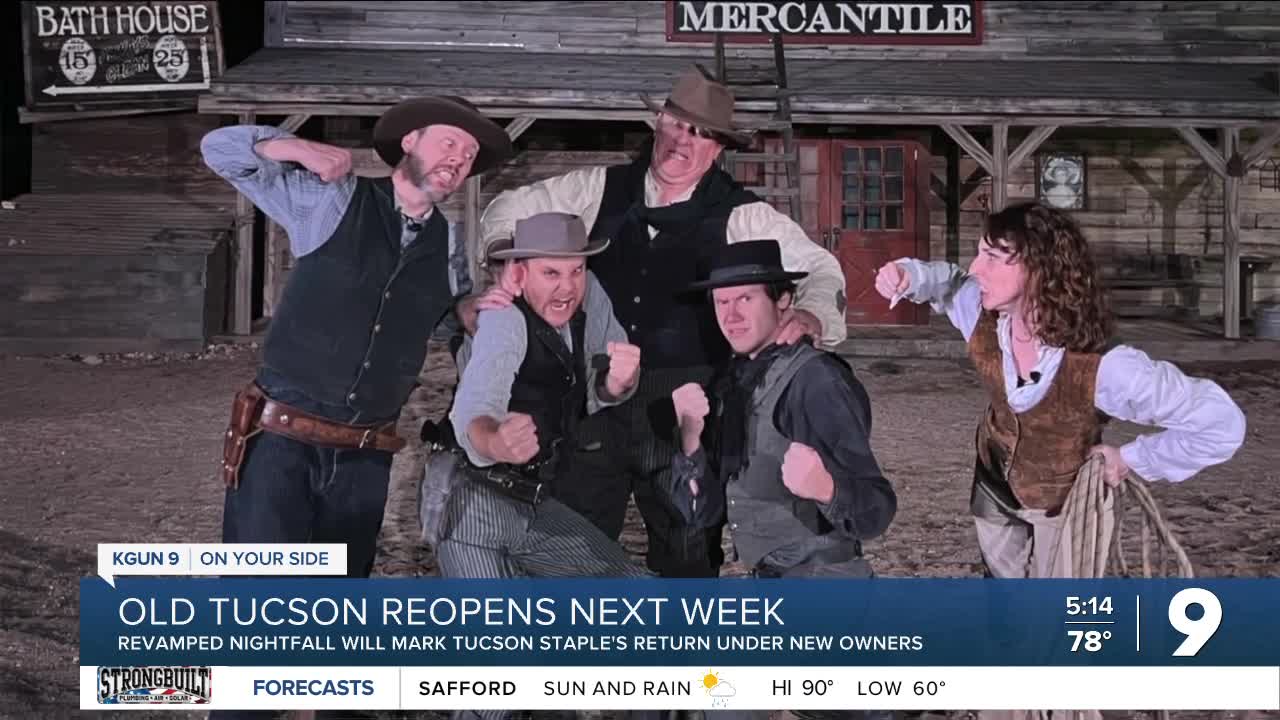 Nightfall sneak peek as Old Tucson reopens Oct. 6