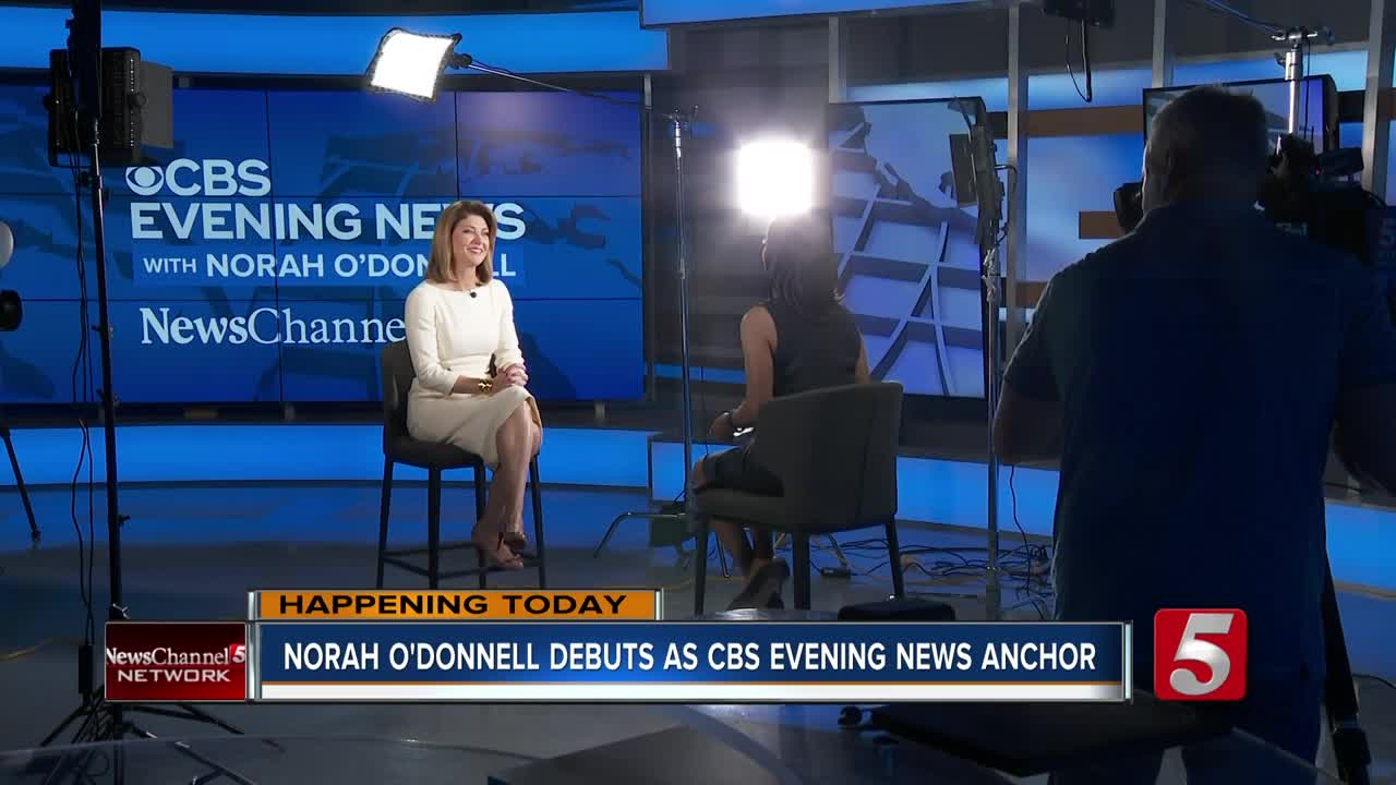 Norah O'Donnell begins anchoring 'CBS Evening News' Monday