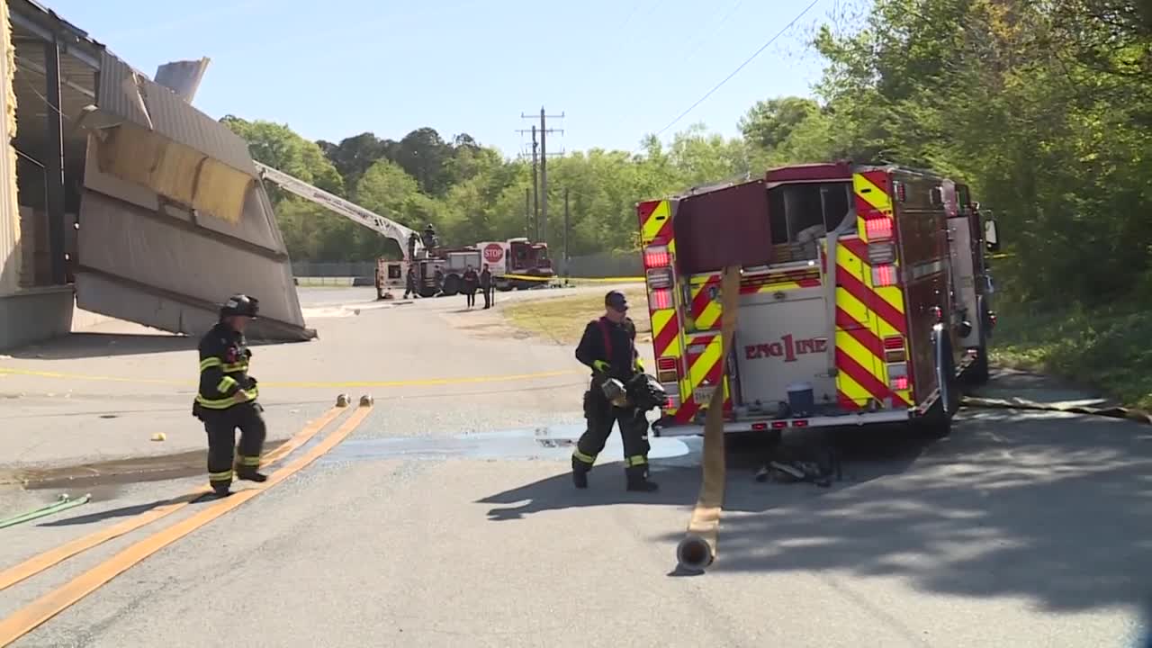 Suffolk Fire & Rescue battle warehouse fire after explosion, multiple ...