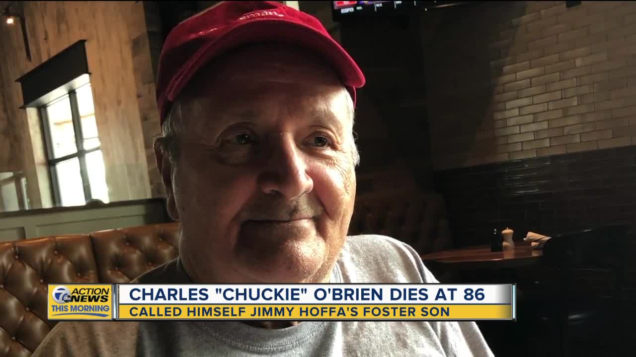 Charles 'Chuckie' O'Brien, self-proclaimed foster son of Jimmy Hoffa ...