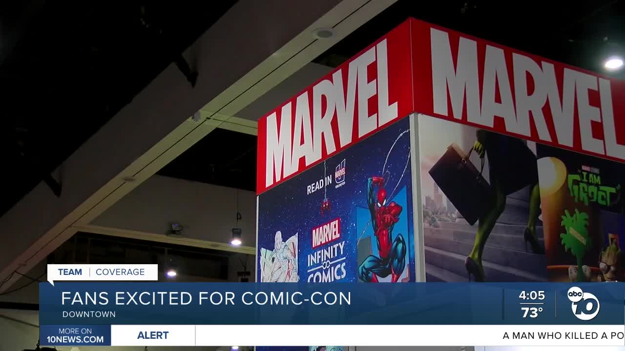 Thousands pack convention center for first day of Comic-Con