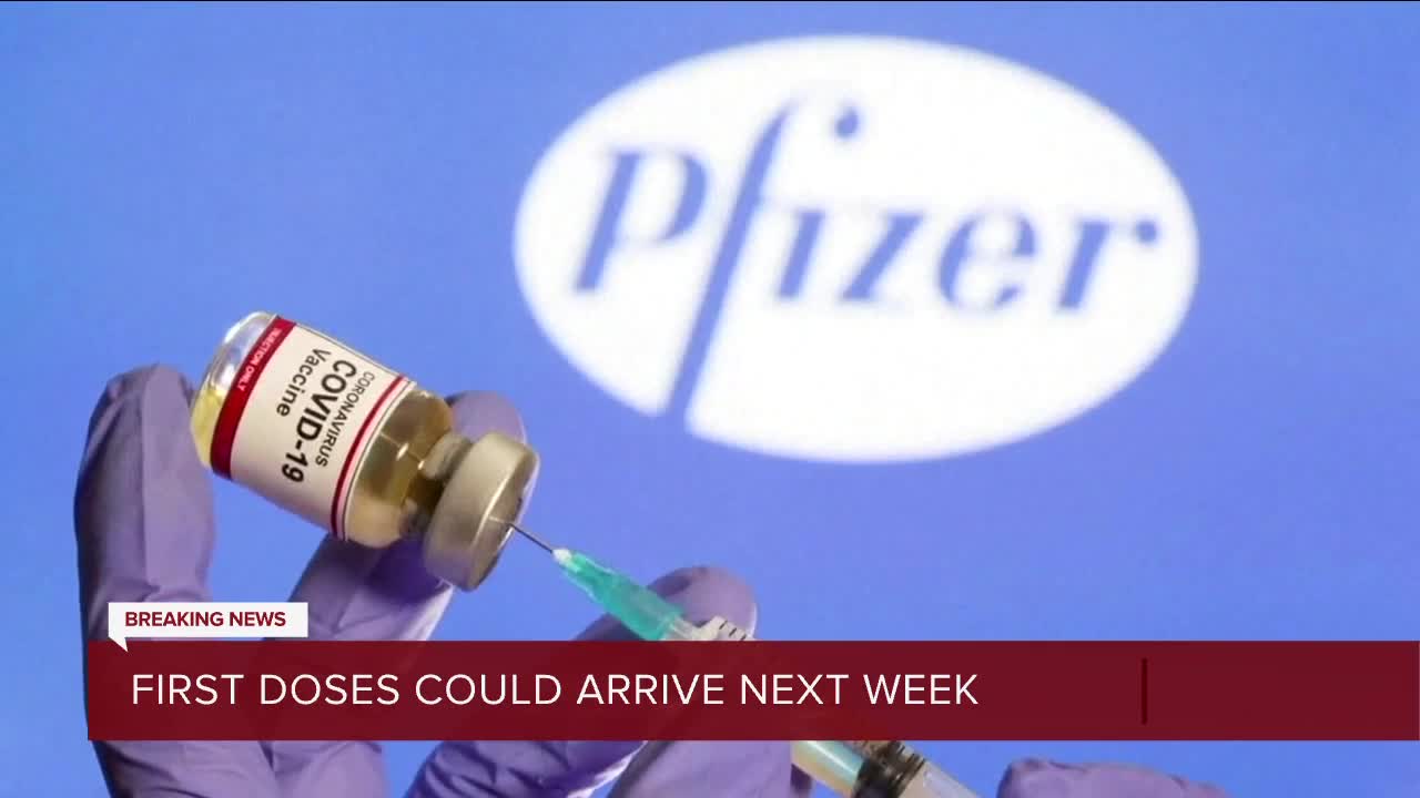 Pfizer workers in Michigan ready to send out doses of COVID-19 vaccine ...