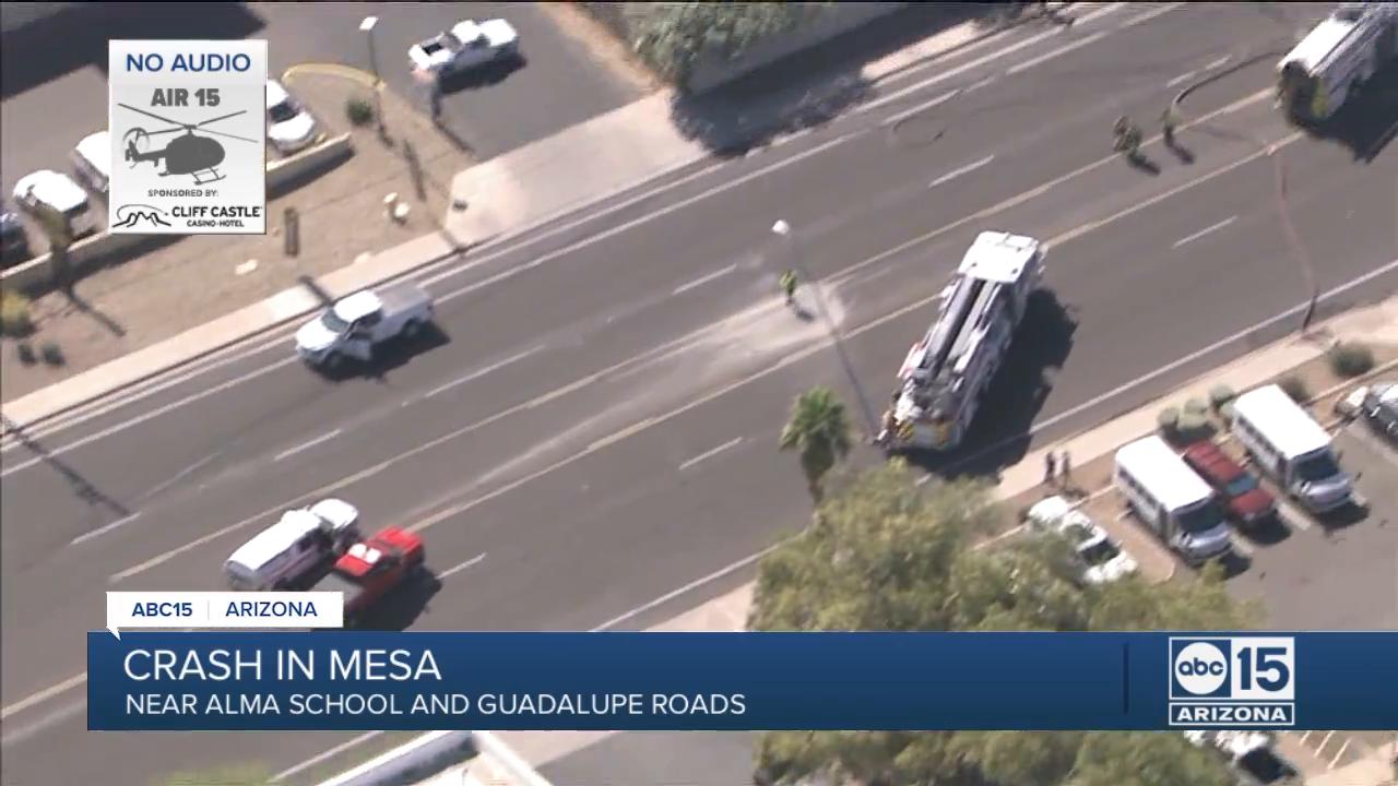 SRP customers without power after crash near Alma School and Guadalupe ...