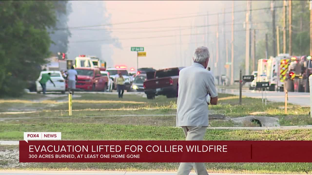 Evacuations lifted, roads open, but fire still burning