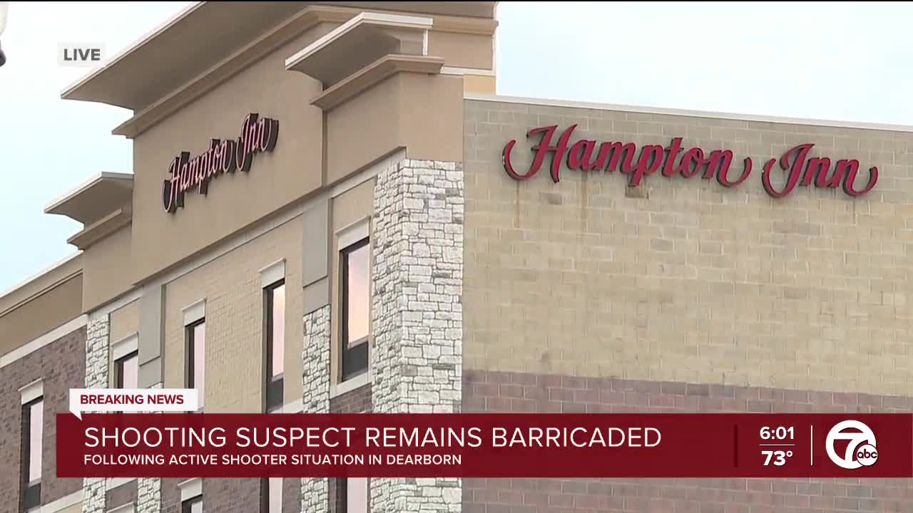 1 killed in shooting at Dearborn Hampton Inn, suspect now in custody
