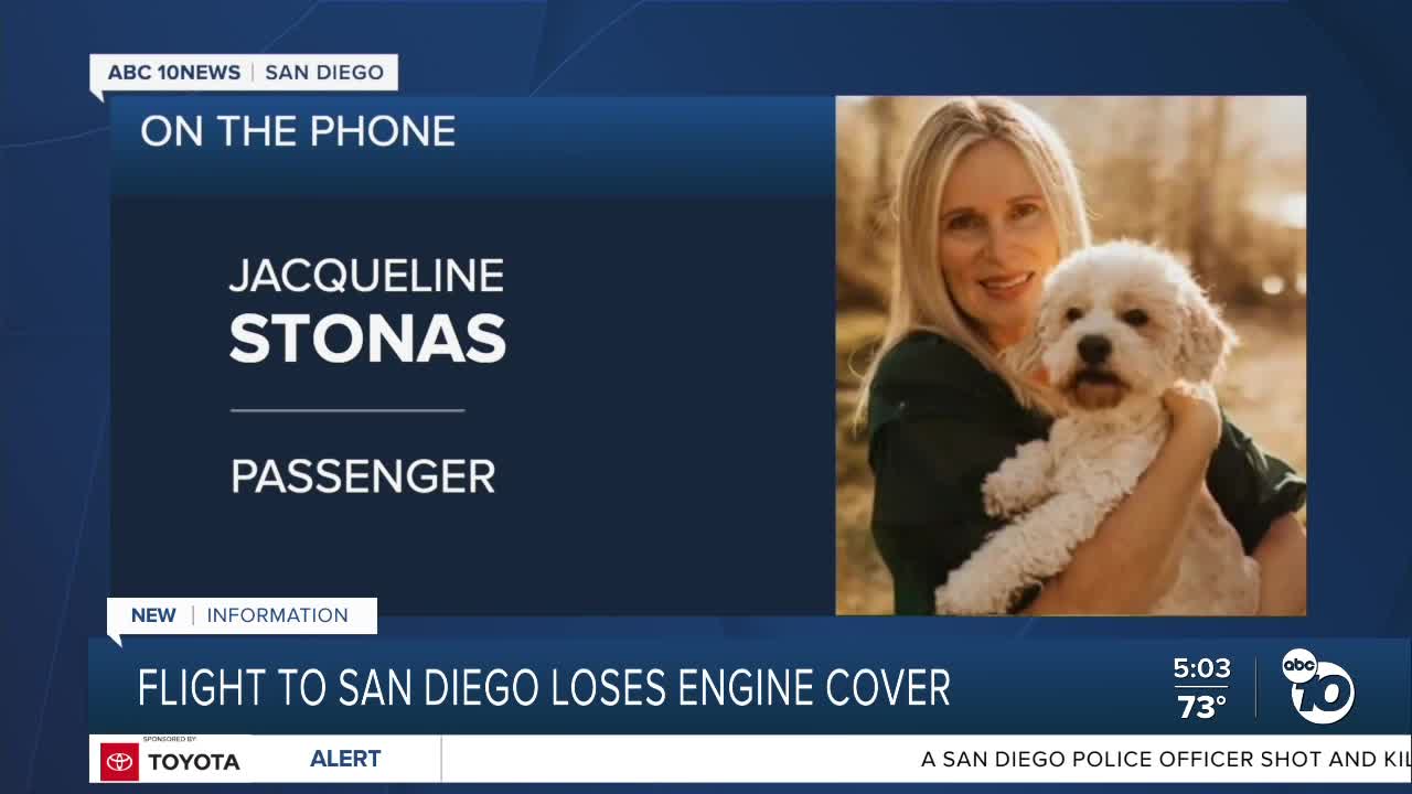 Alaska Airlines flight returns, metal panel falls off plane