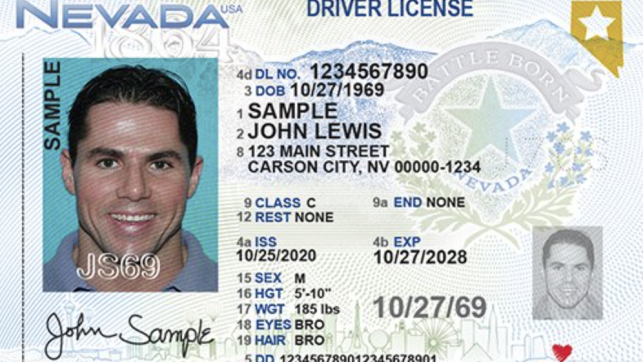 Nevada DMV Unveils New Design For Driver s Licenses