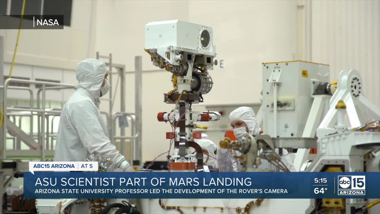 ASU scientists helped land rover 'Perseverance' on Mars