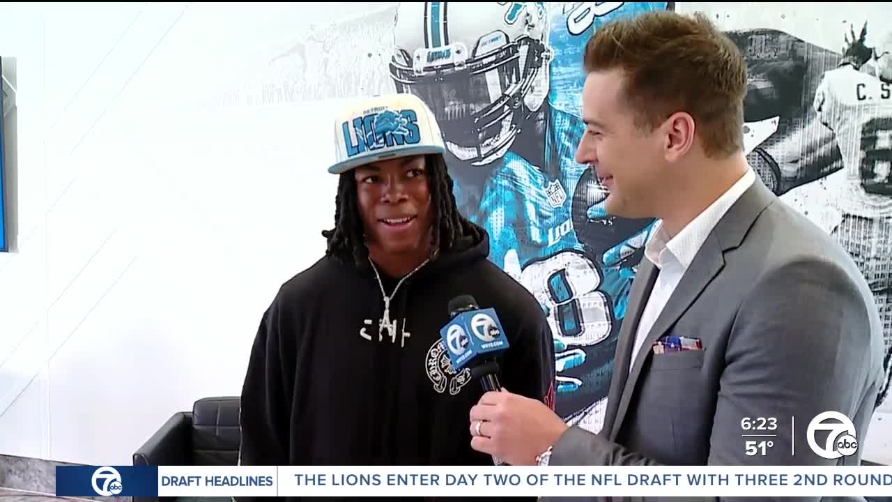 INTERVIEW: Lions RB Jahmyr Gibbs talks draft excitement