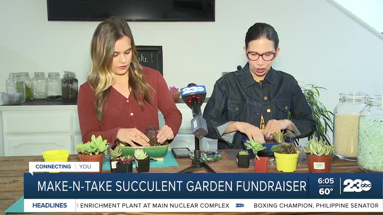 Local Nursery hosting Make-N-Take Succulent Garden fundraiser