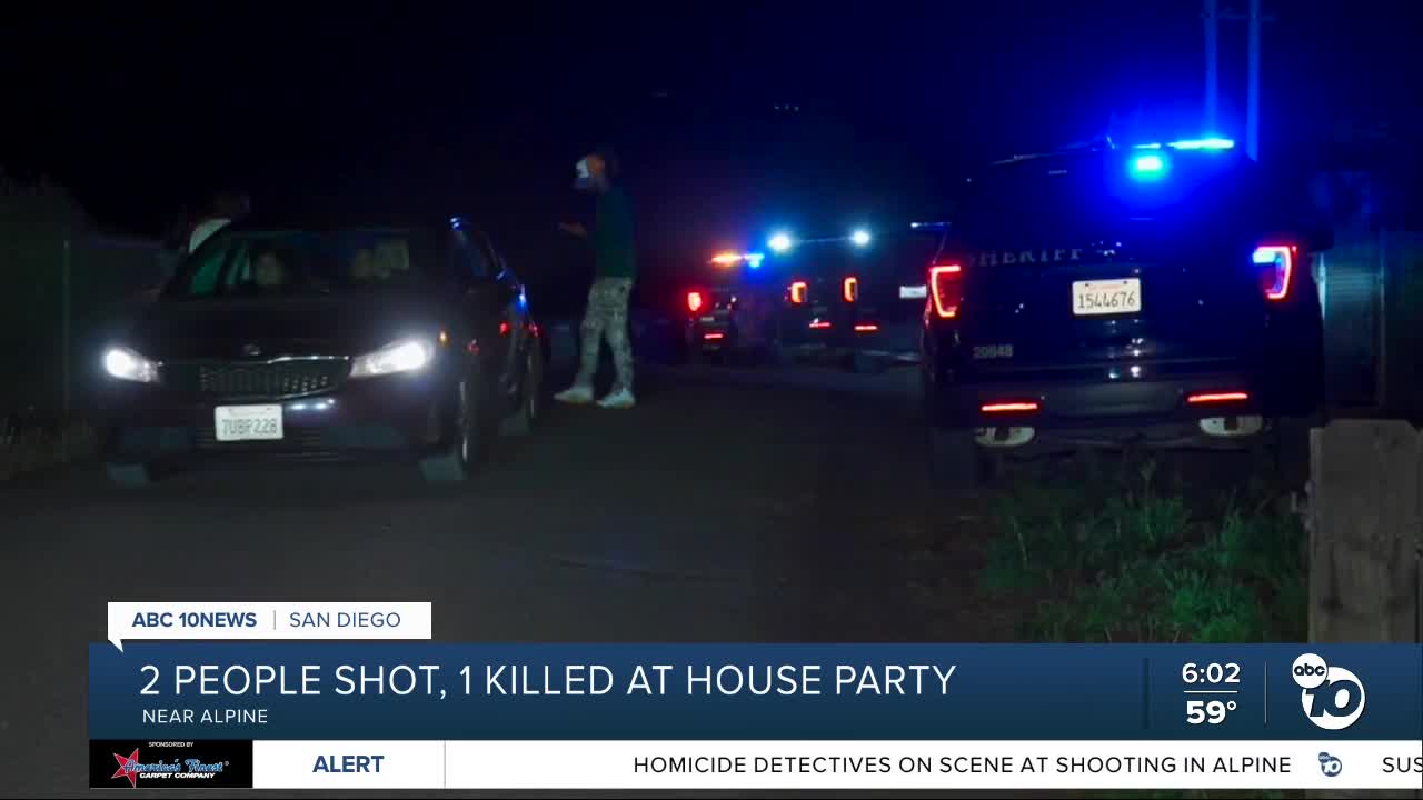 2 people shot and killed at house party in Harbison Canyon