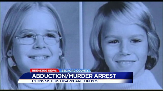 Man charged with murdering Lyon sisters; last seen walking to mall in 1975