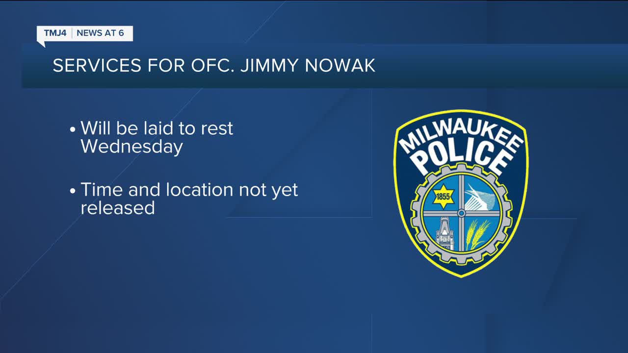 Milwaukee Police Officer James Nowak to be laid to rest on Wednesday