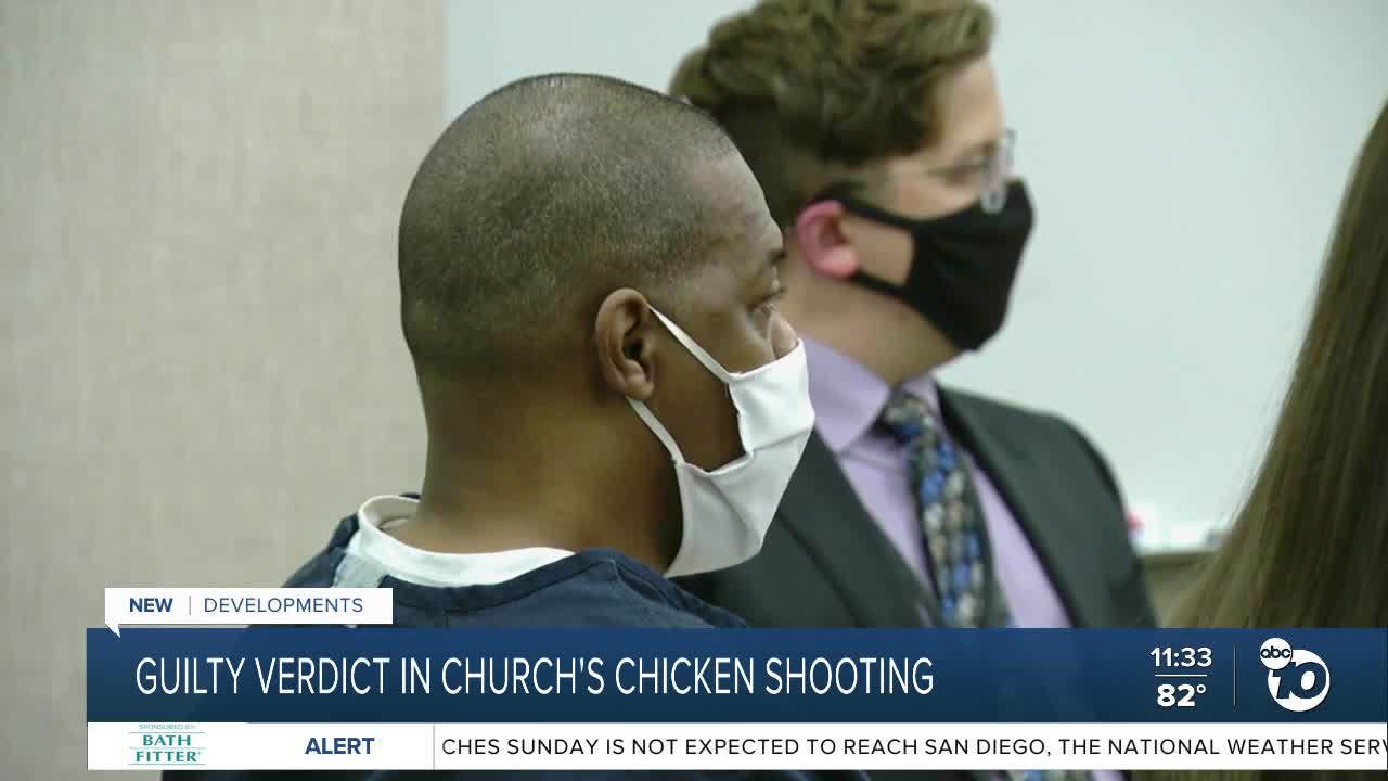 Man found guilty of murder in Church's Chicken shooting