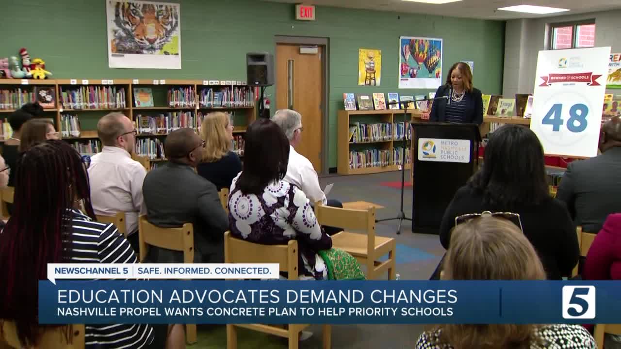 PROPEL Nashville demands Metro School action for priority schools