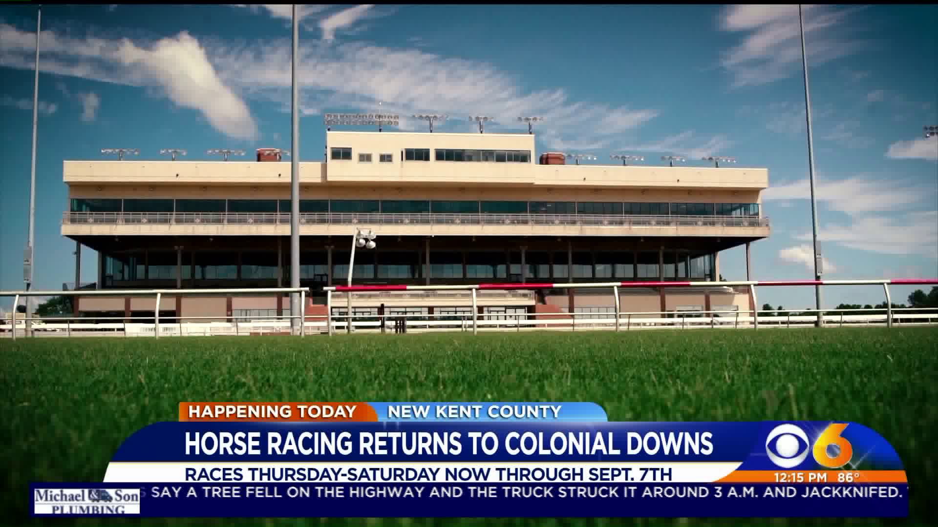 Live horse racing returns to Colonial Downs after 5 year absence