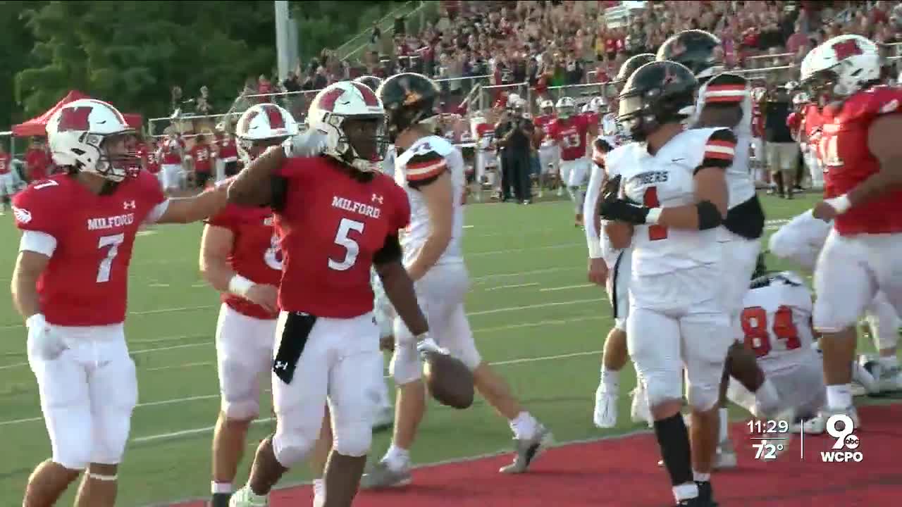 Milford running back Natwan Webster voted WCPO player of the week