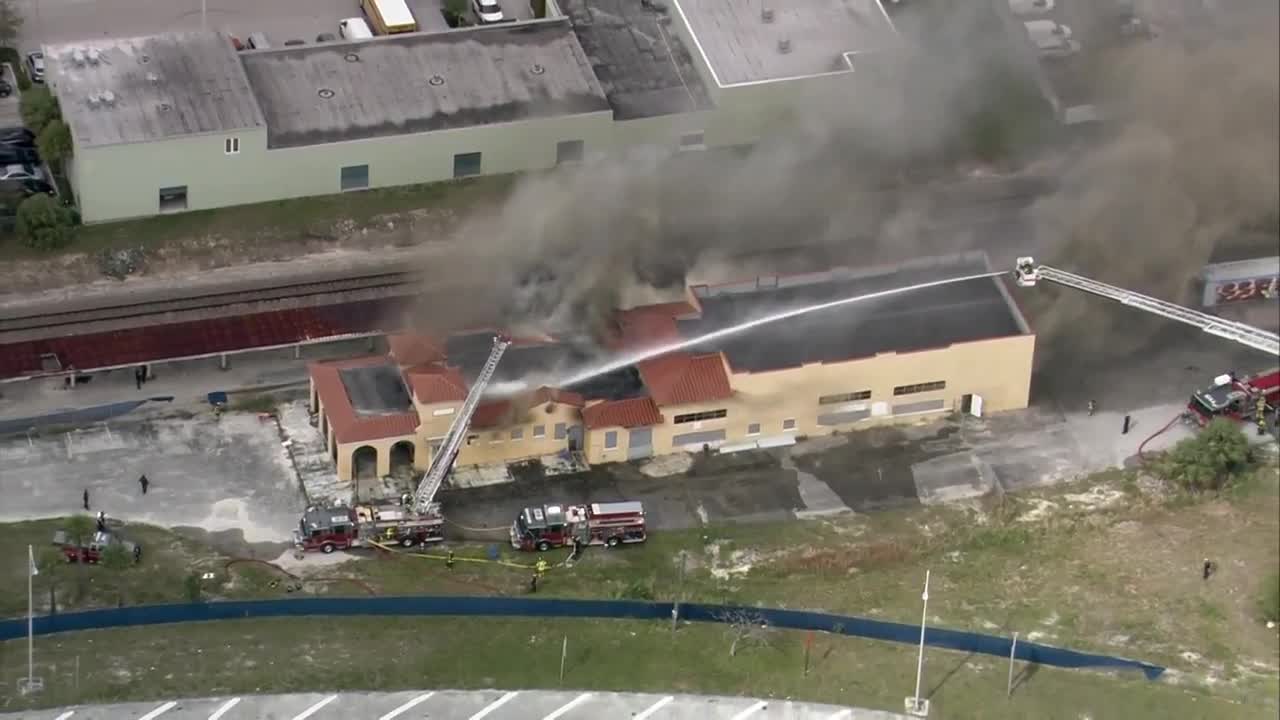 Police: 4 juveniles accused of arson in train station fire