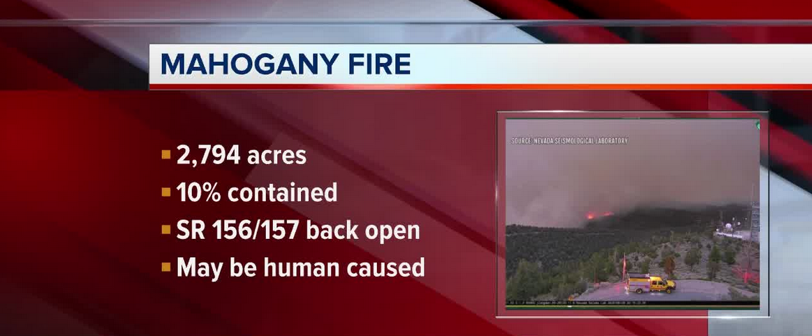 Mahogany Fire 100% contained, officials say