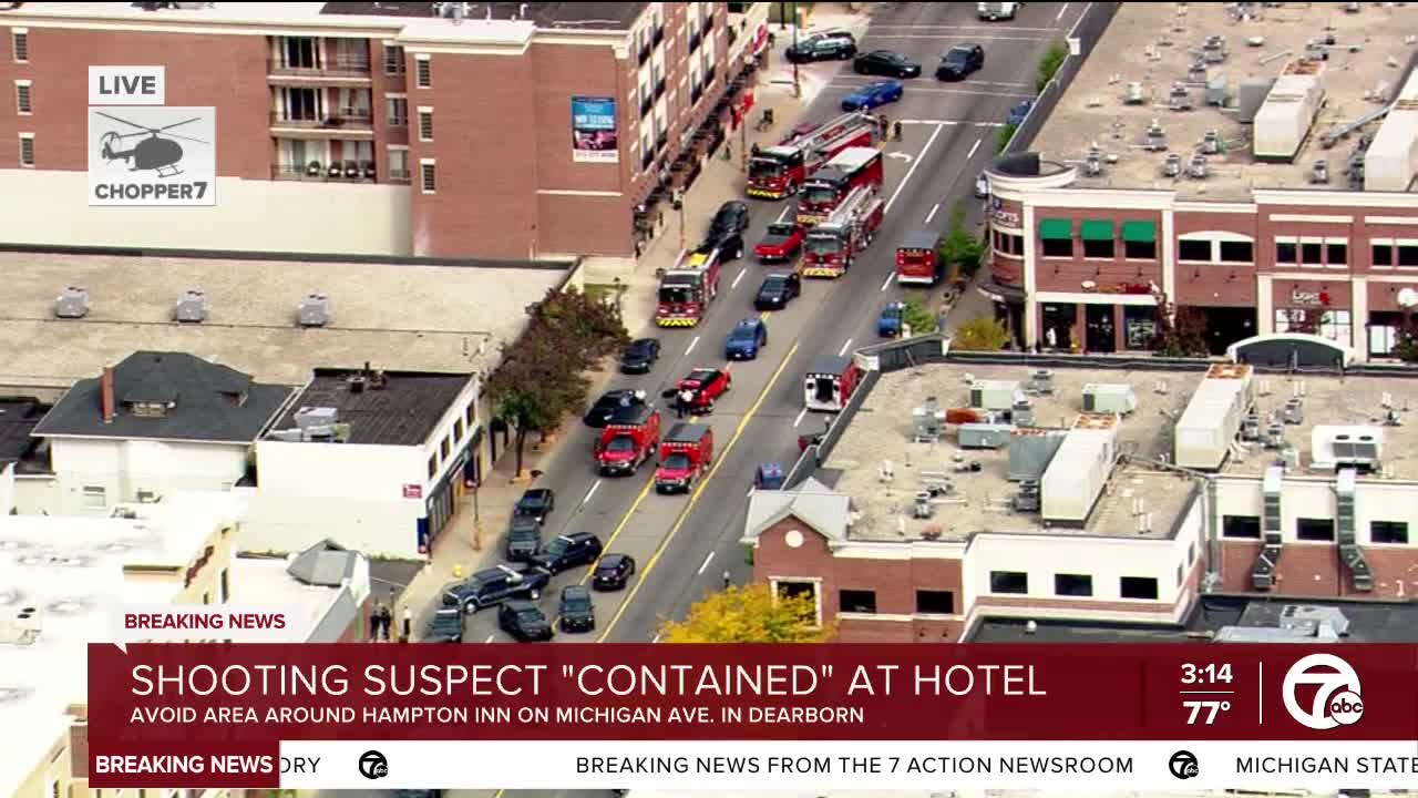1 killed in shooting at Dearborn Hampton Inn, suspect now in custody