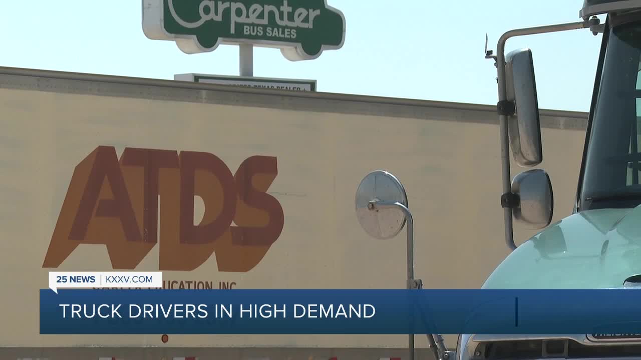 Waco Truck Driving School Sees Increase In Enrollment As Country Faces