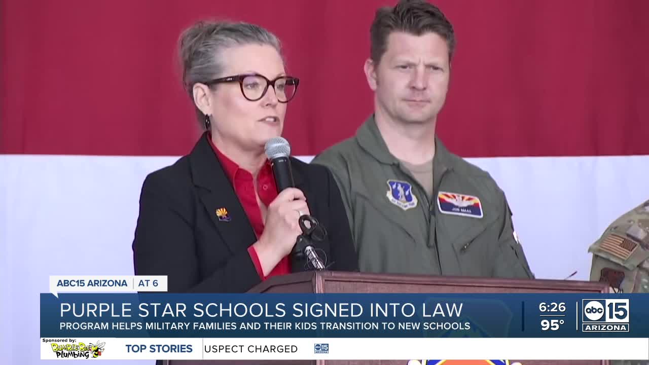 WATCH: Governor Katie Hobbs makes Purple Star School Program official ...