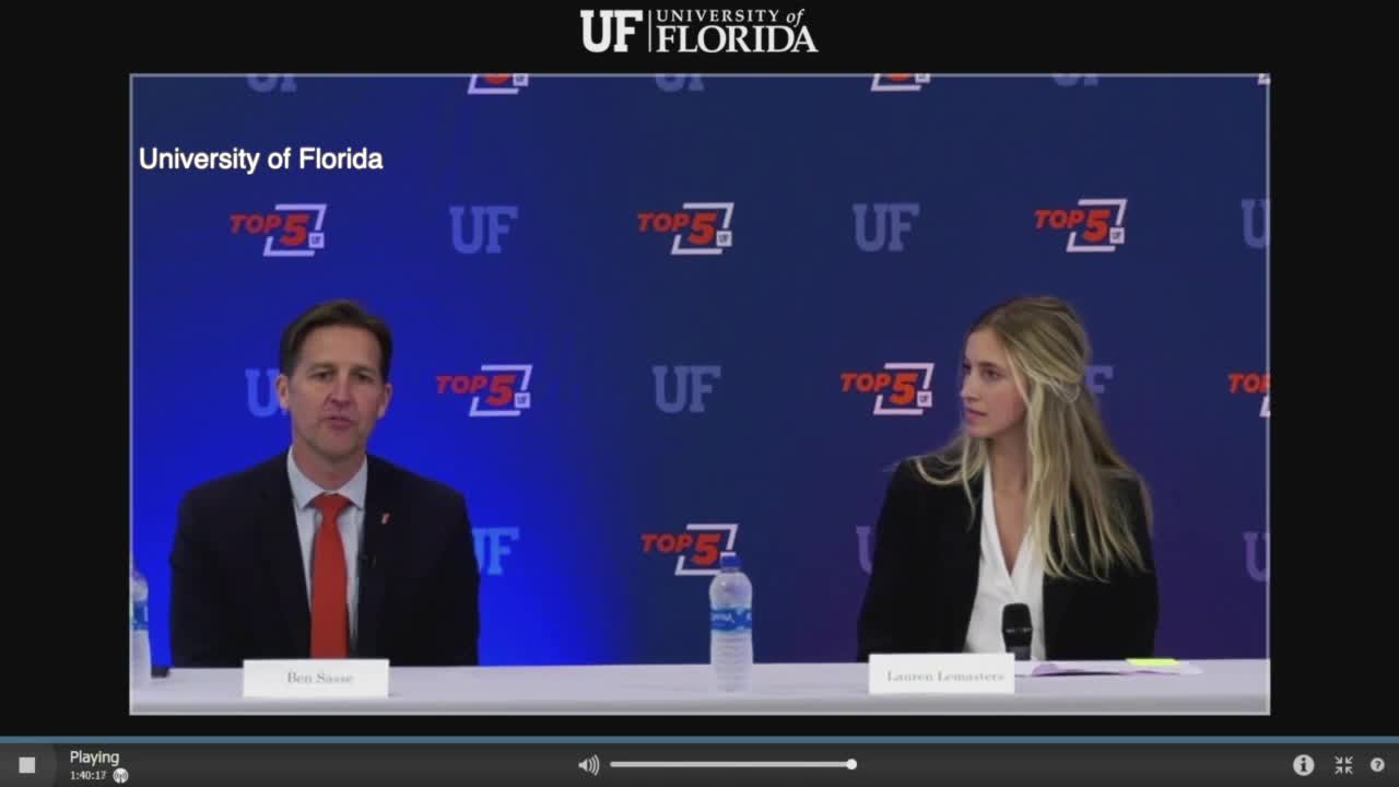 Florida Faculty Senate give 'no confidence' vote to Sasse selection process