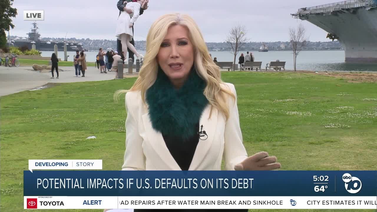 Anchor Kimberly Hunt looks at what US default could mean for San Diegans