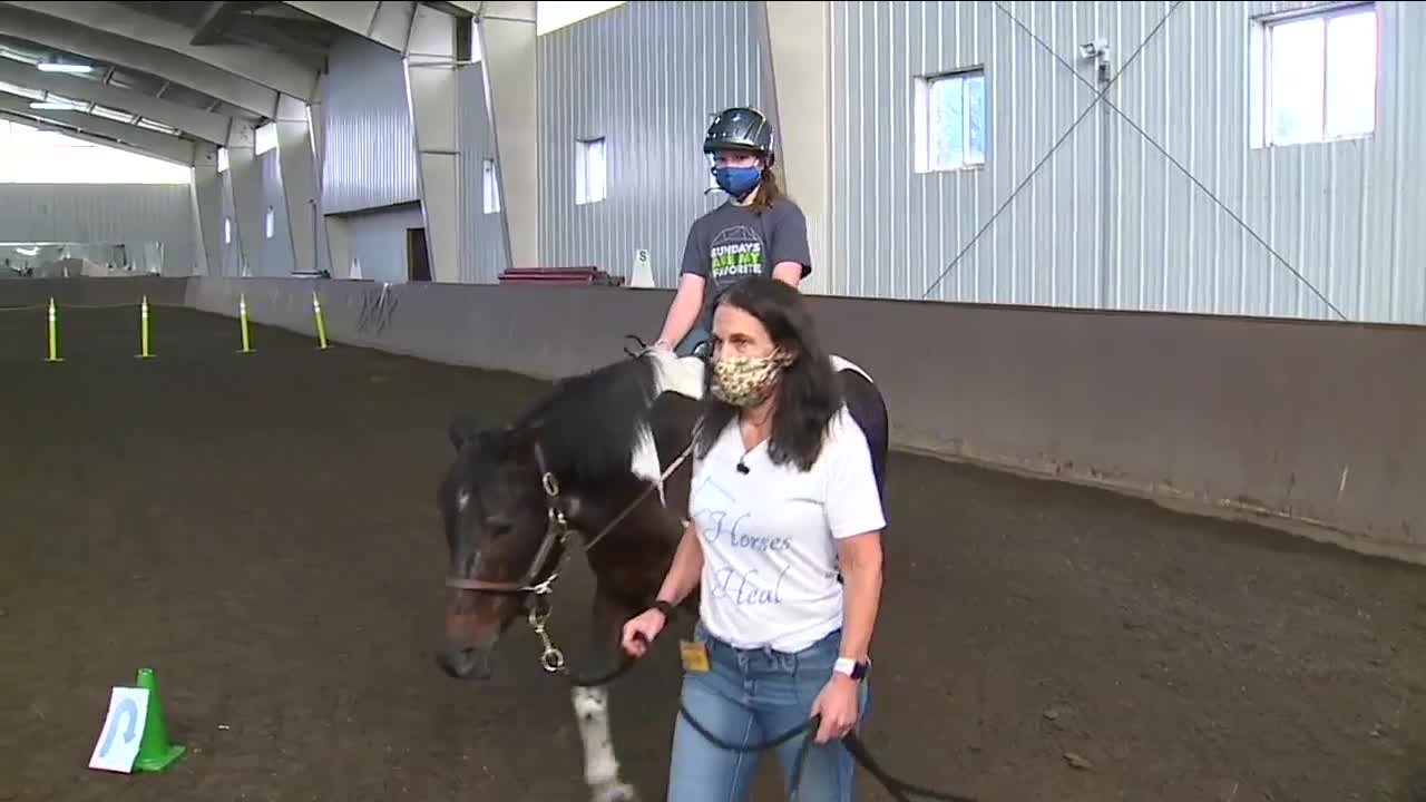 Debbie DeSantis offers therapeutic riding lessons